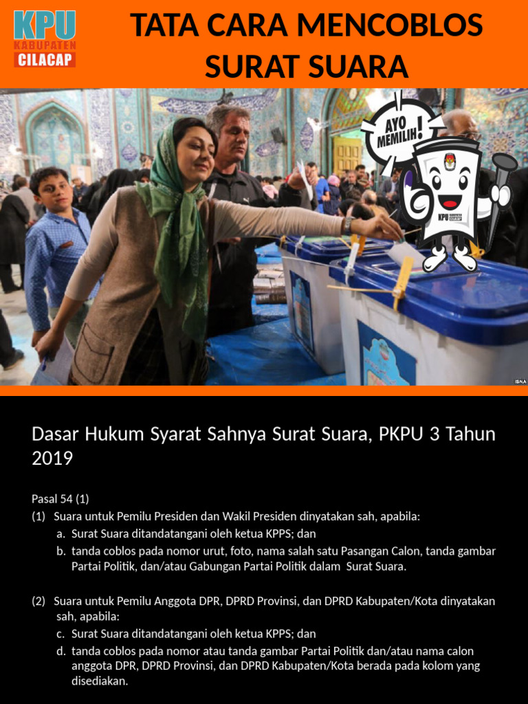 2 Sah Dan Tidak Sah Pencoblosan SS | PDF