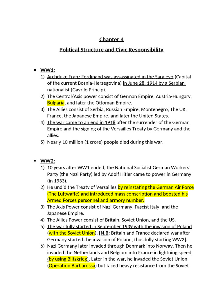 Chapter 4 notes (Original) | PDF