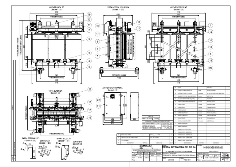 Op-18983-Dd-06 - Dimensiones Generales - Rev.a - 13-09-23 | PDF