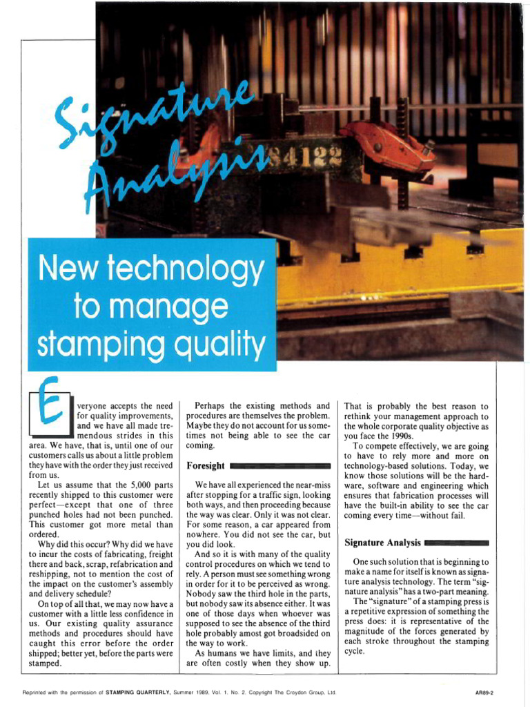 Signature Analysis | PDF