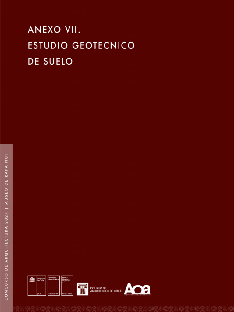 Anexo VII. Estudio Geotecnico de Suelo | PDF