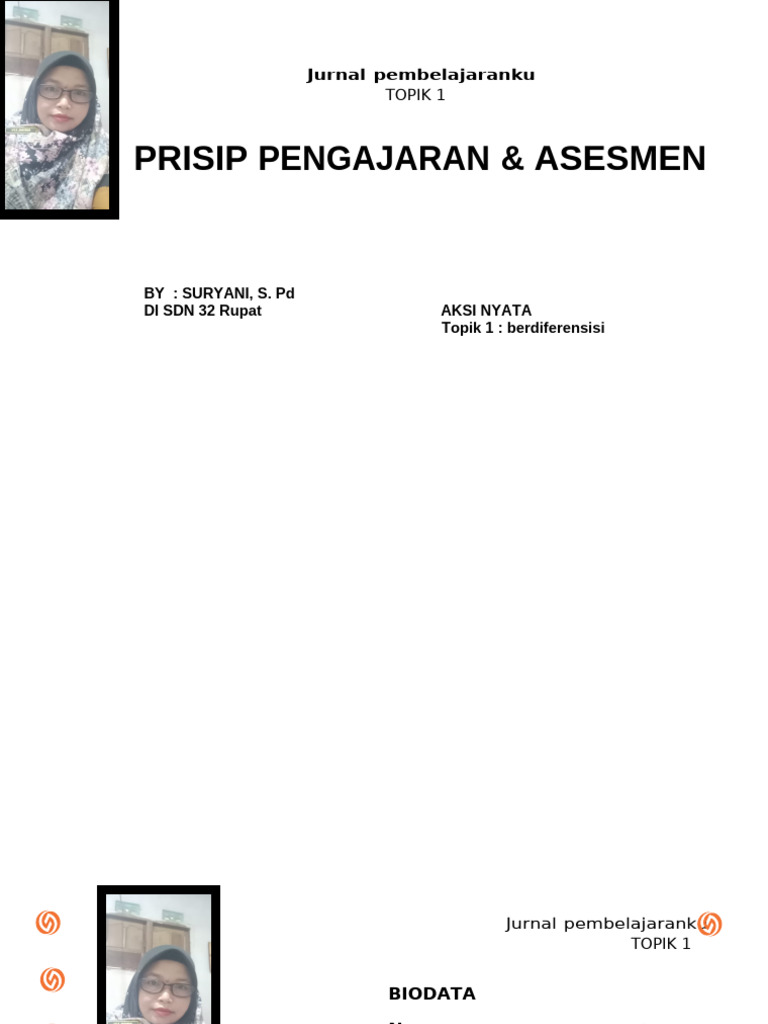 Aksi Nyata - JURNAL MODUL 1 UBD PDF | PDF | Pedagogy | Teaching