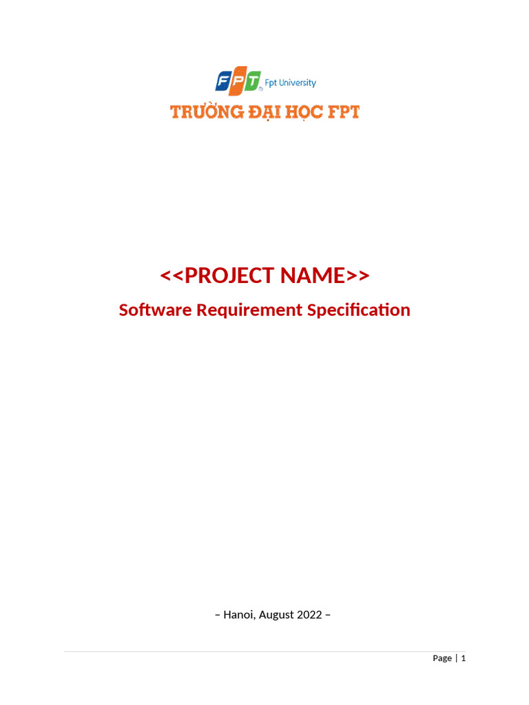 Template2 - SRS Document | PDF