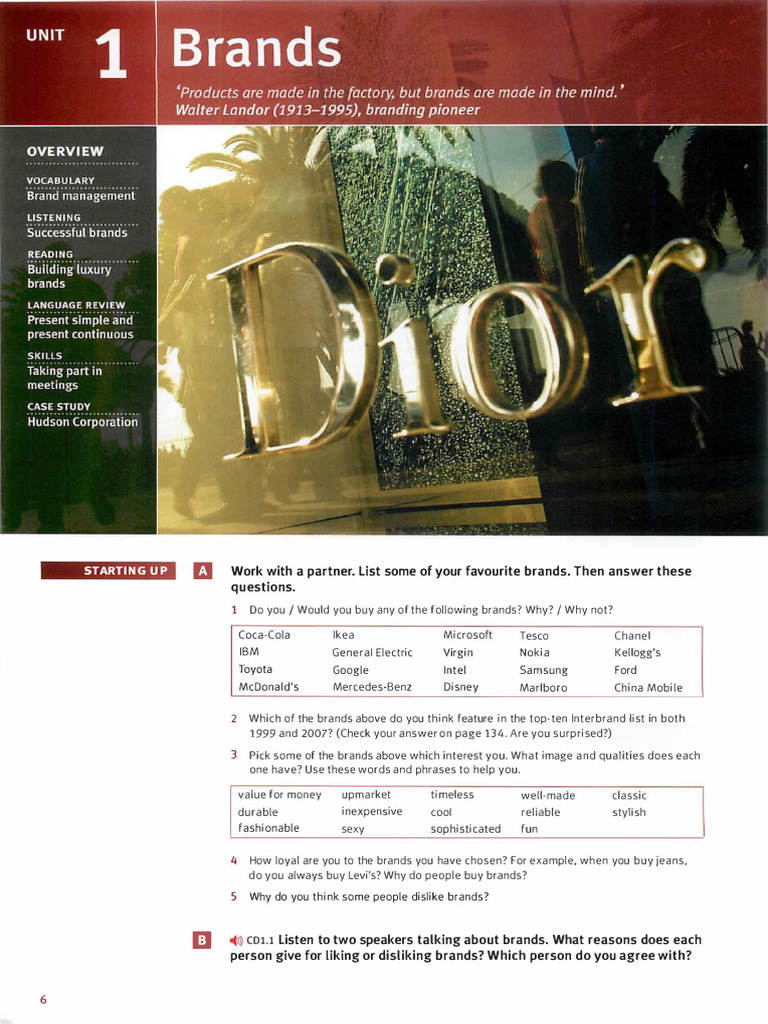 Business English U1 | PDF