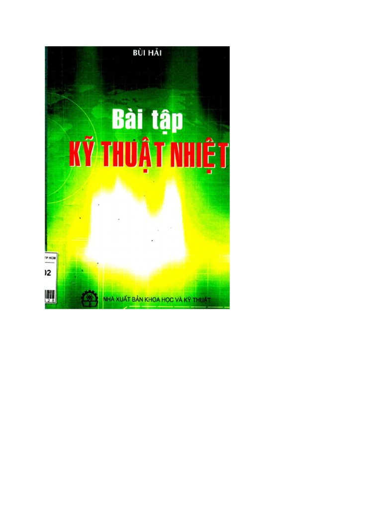 Sach Scan Bai Tap Ky Thuat Nhiet Ts Bui Hai 6711 | PDF