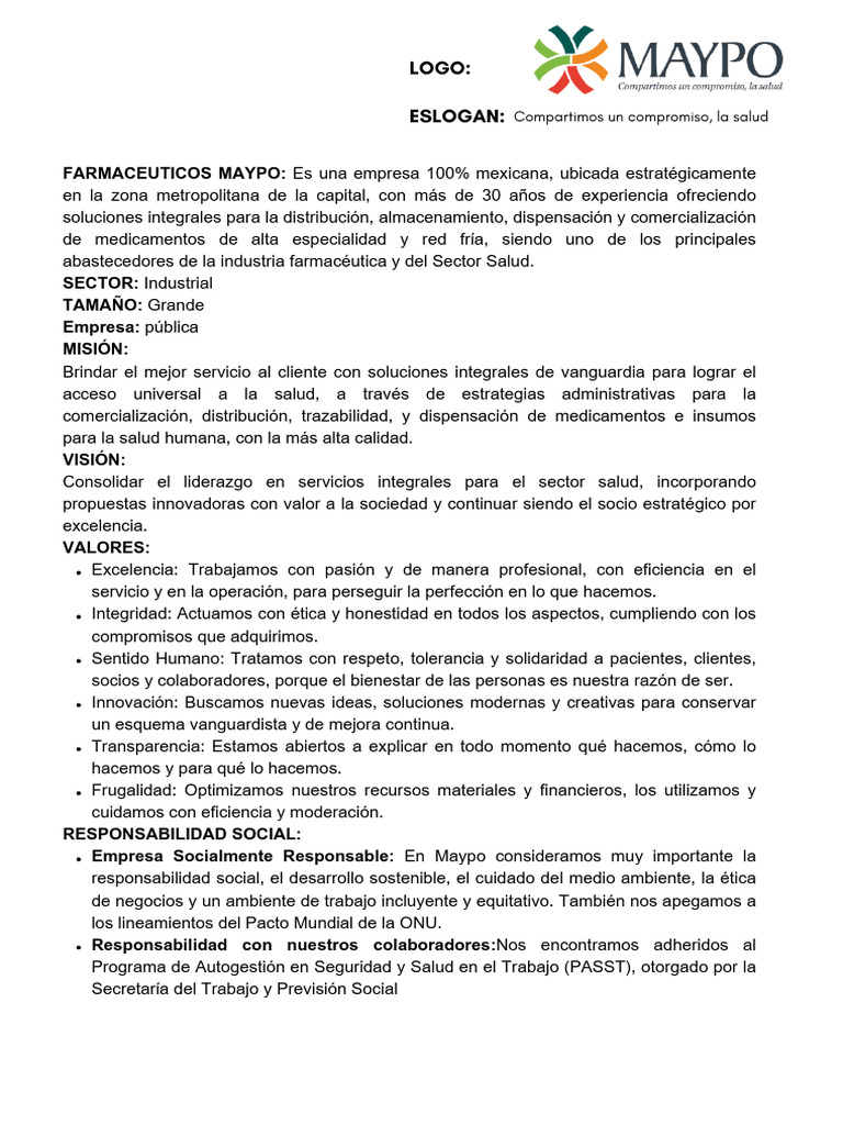 Farmacos MAYPO | PDF