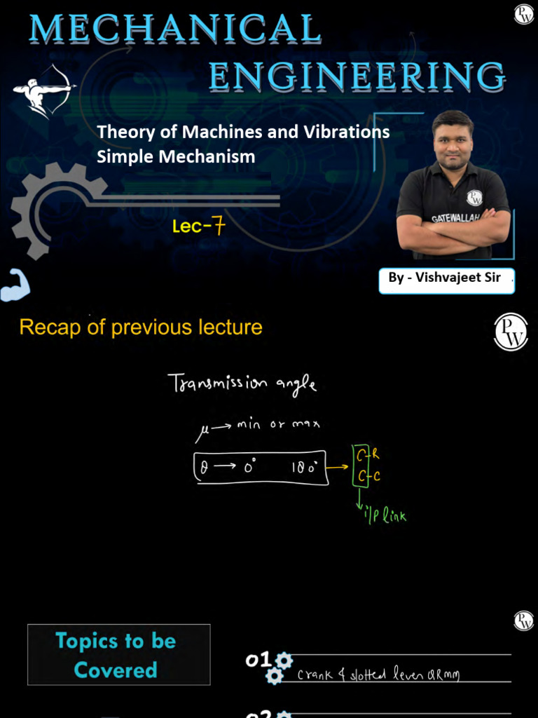 Simple Mechanism 07 - Class Notes | PDF