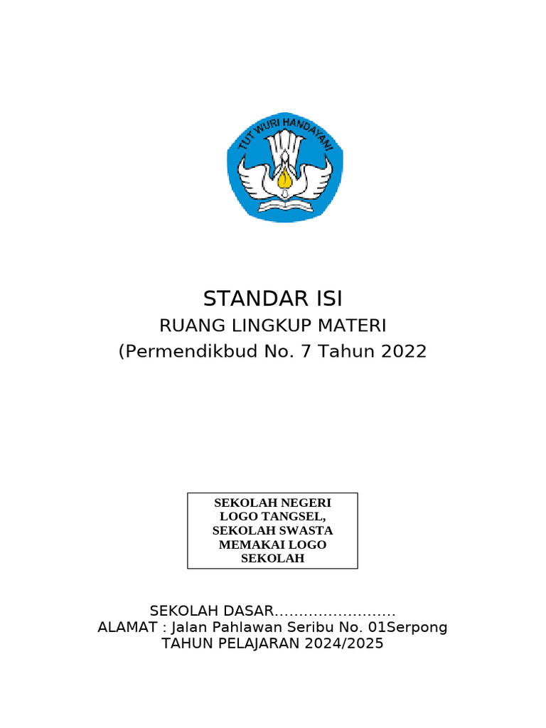 Standar Isi (Lampiran 1) | PDF