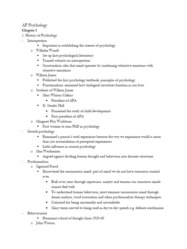 AP Psychology | PDF