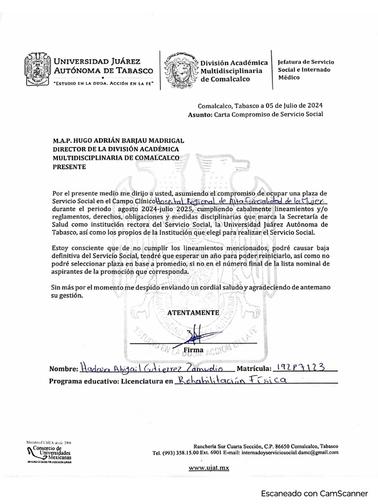 Carta Com DAMC | PDF