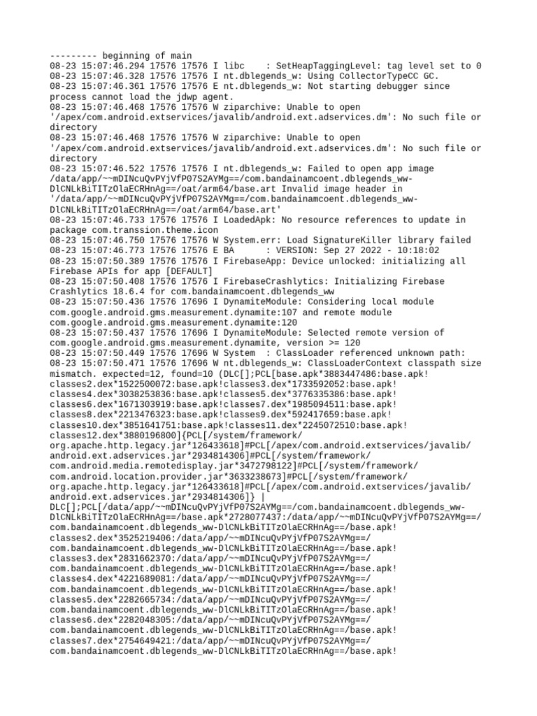 Mod Menu Log - Com - Bandainamcoent.dblegends - WW | PDF