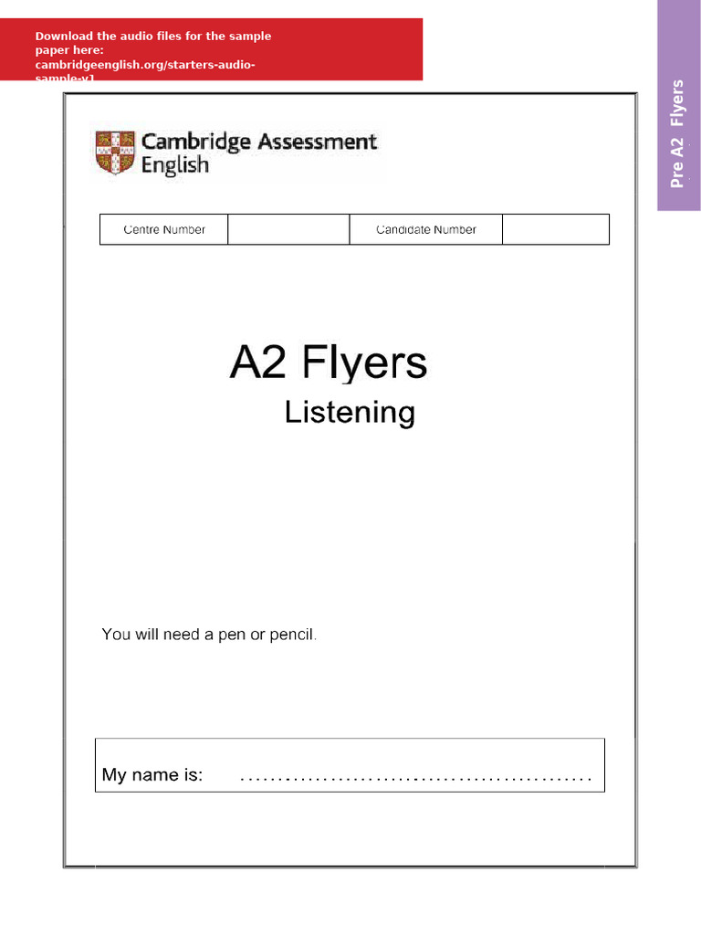 Final Test Flyers | PDF