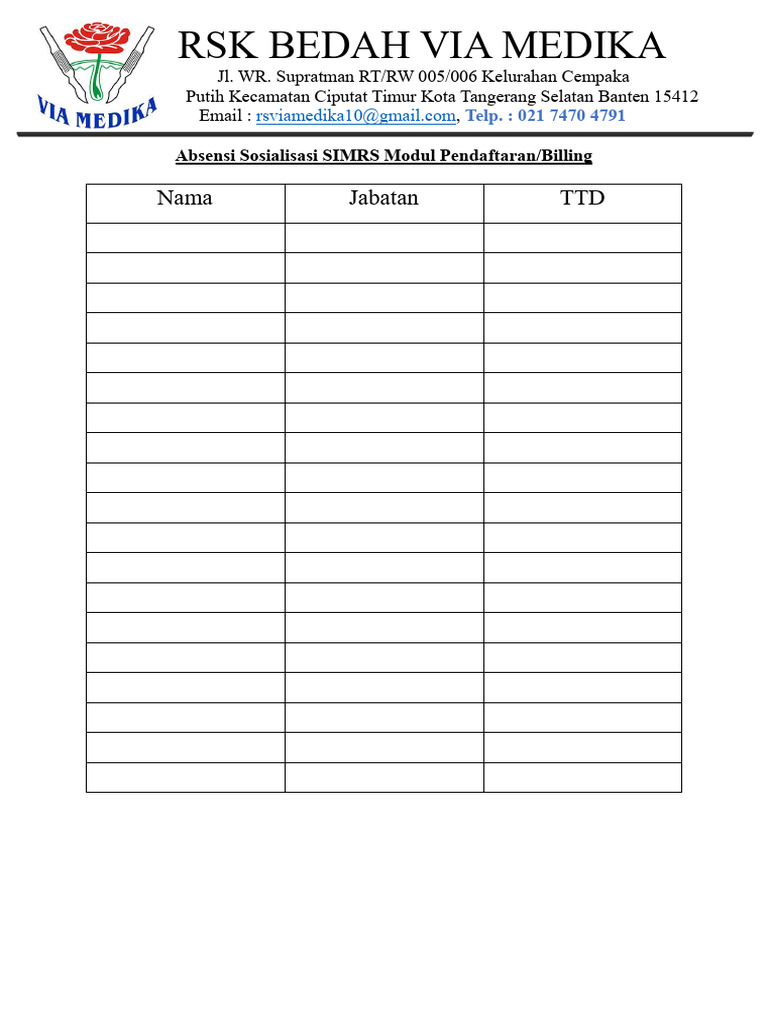MRMIK 13.1_EP2_Pelatihan SIMRS | PDF