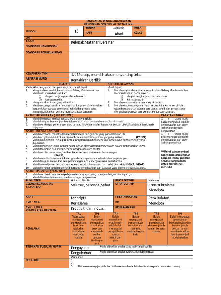M16 RPH PSV THN 4 | PDF