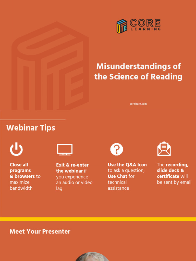 Misunderstandings About The Science of Reading 041124 | PDF