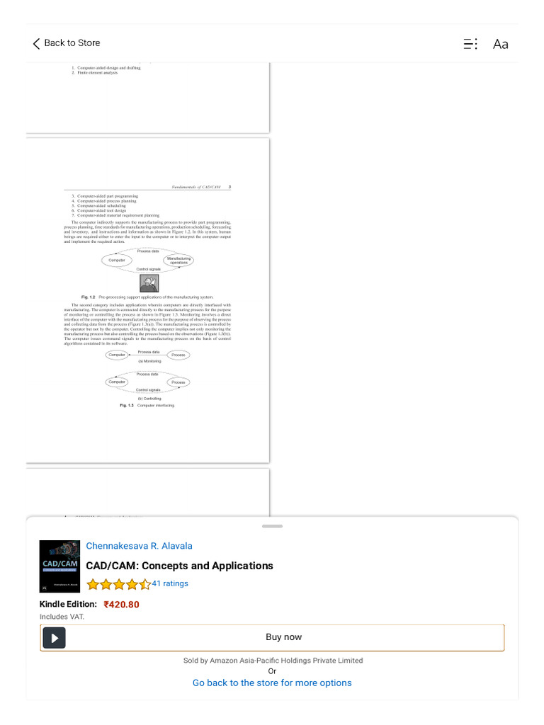 Back To Store: CAD/CAM: Concepts and Applications | PDF