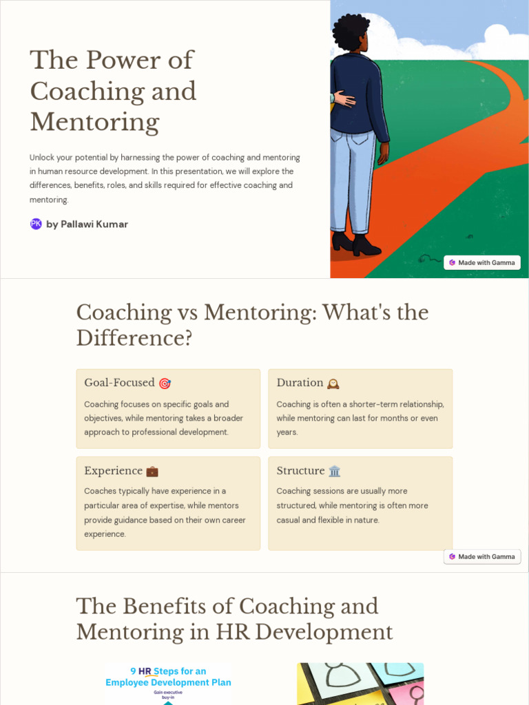 Coaching and Mentoring | PDF