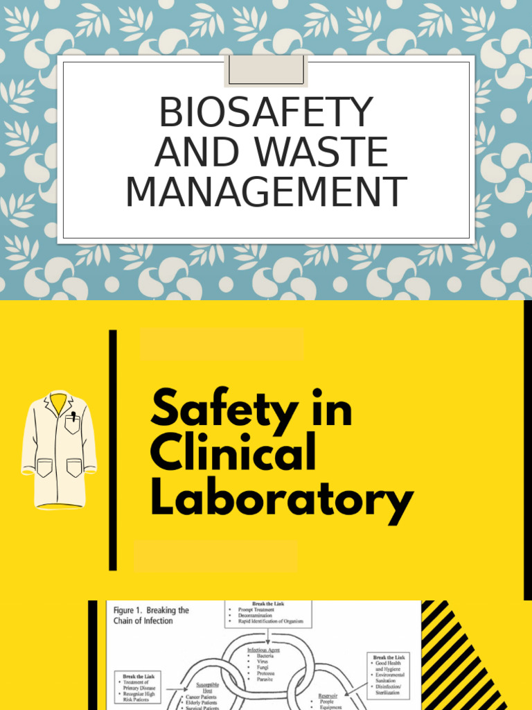 Biosafety and Waste Management | PDF | Waste | Sterilization (Microbiology)