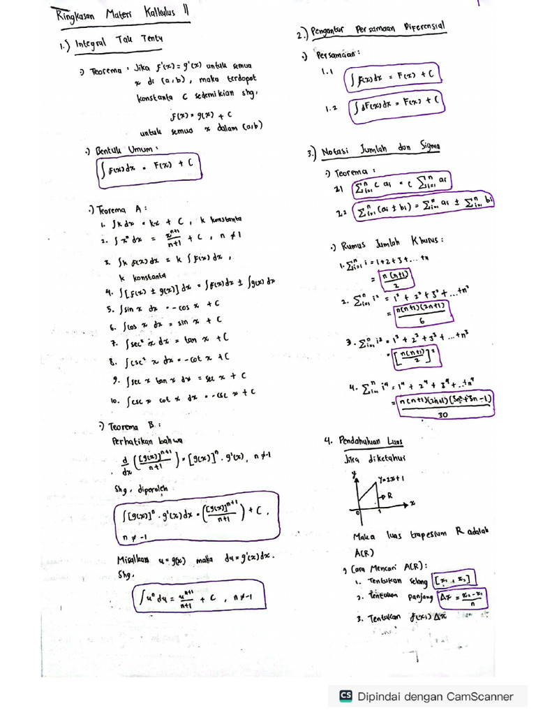 Materi Kalkulus 2 | PDF