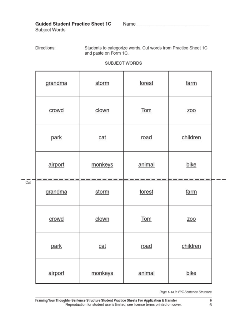 Subject Sorting | PDF