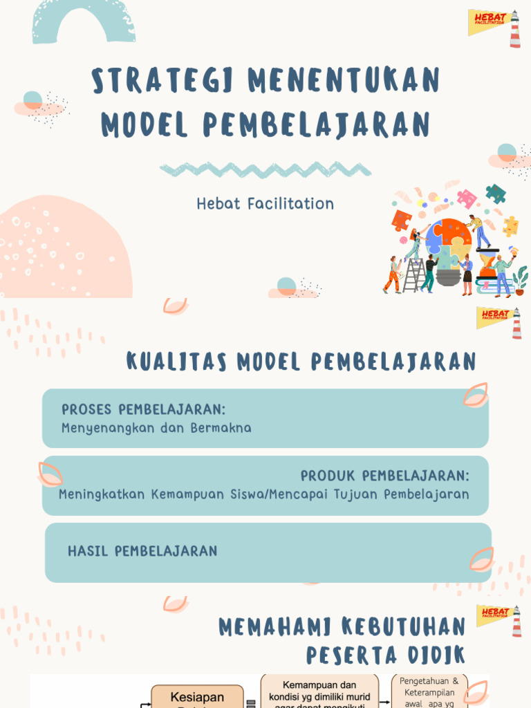 Strategi Menentukan Model Pembelajaran | PDF
