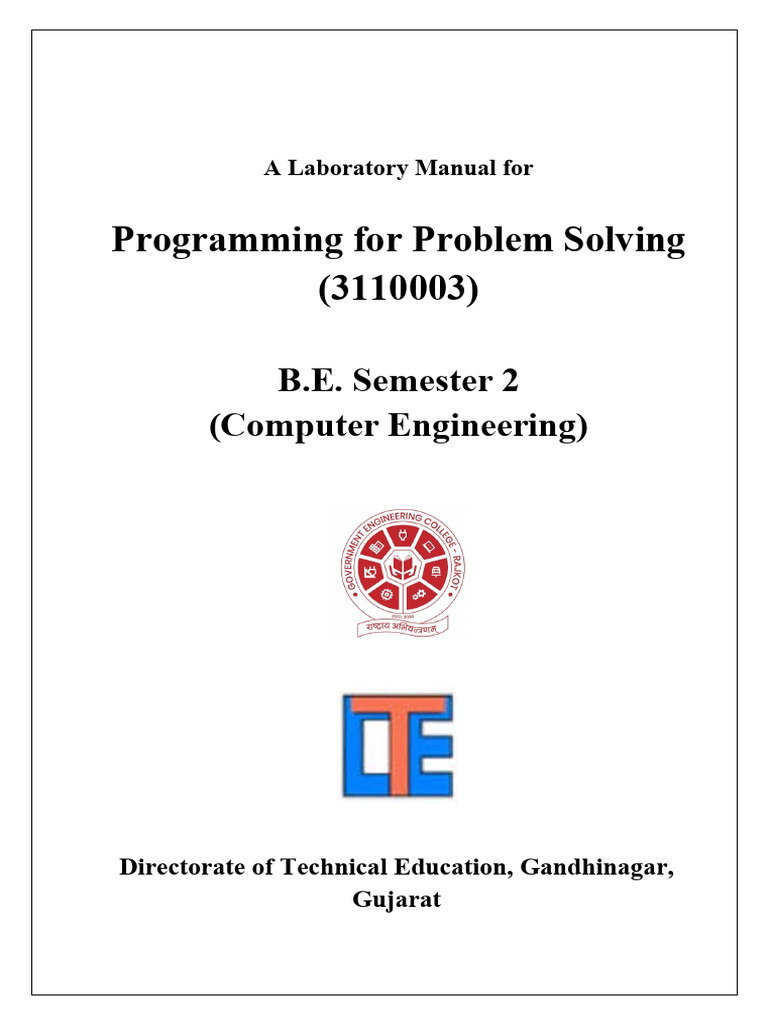 PPS CE Lab Manual - Even 2024 | PDF