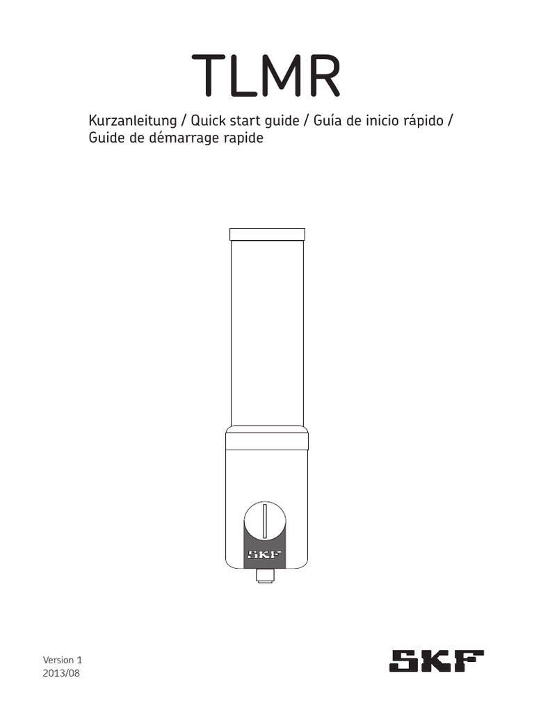 SKF Quick Start Guide TLMR | PDF