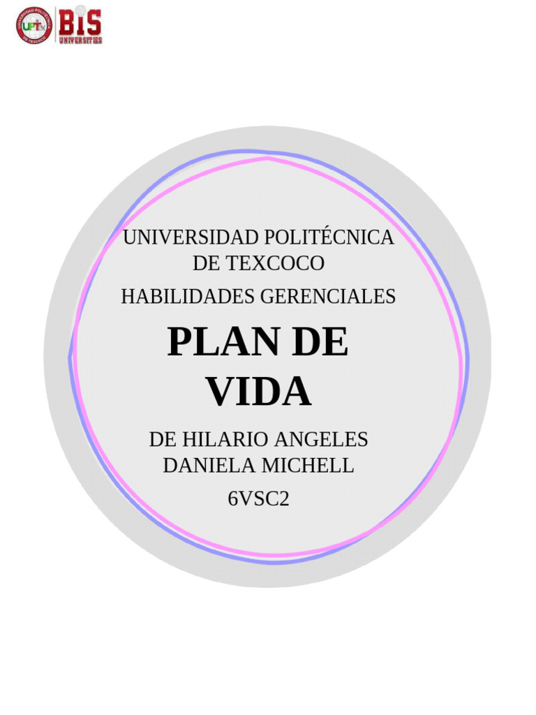 plan de vida | PDF