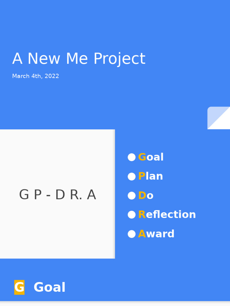 A New Me Project | PDF