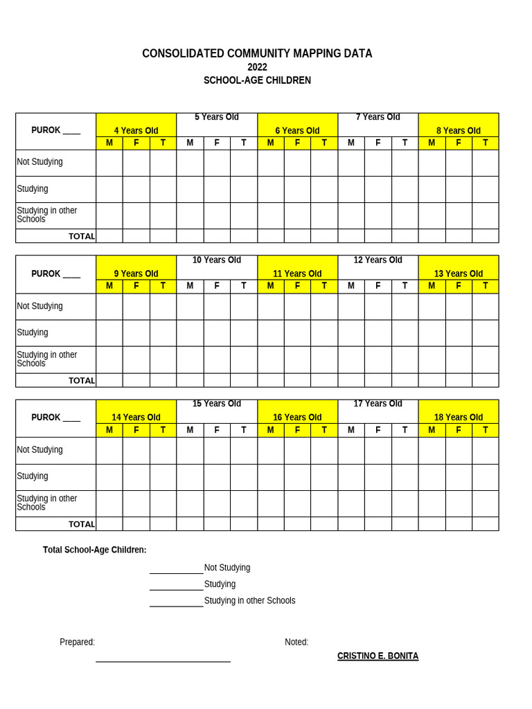Consolidated Community Mapping | PDF
