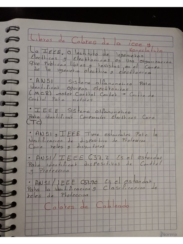 Nomenclatura ANSI IEEE GDAS | PDF