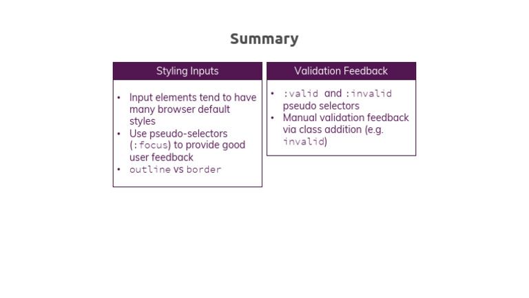 11.1 Css 11 Forms Summary PDF | PDF