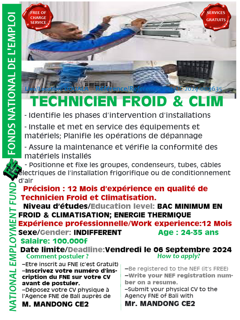 Technicien Froid & Clim | PDF