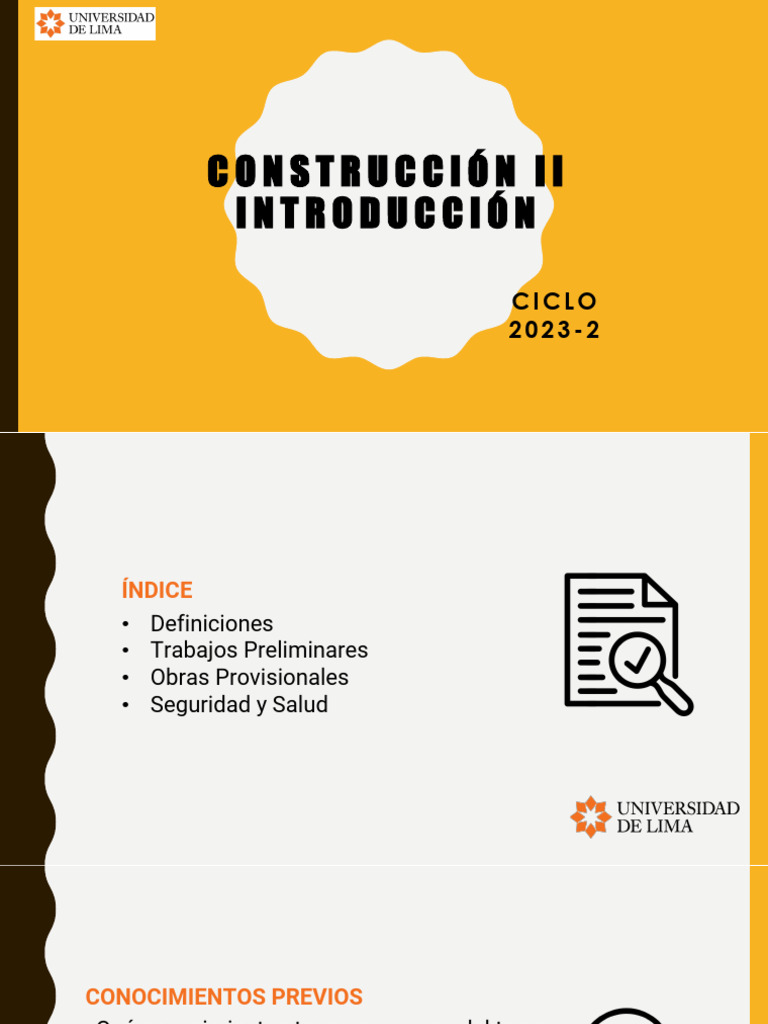 T01 Introducción. Obras Provisionales, Trabajos Preliminares, Seguridad y Salud | PDF