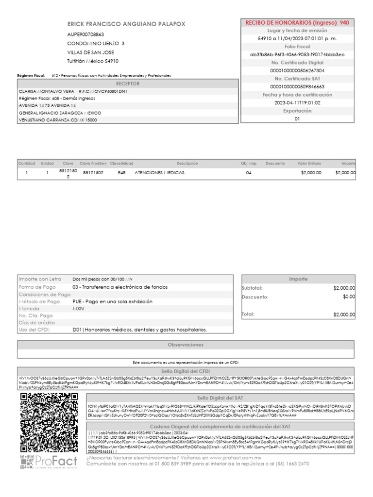 Erick Francisco Anguiano Palafox | PDF