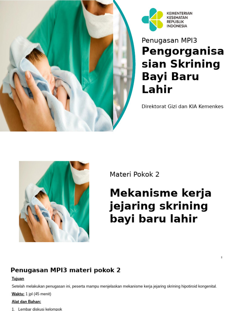 Penugasan MPI3 Pengorganisasian Kemenkes Bidan Lela | PDF