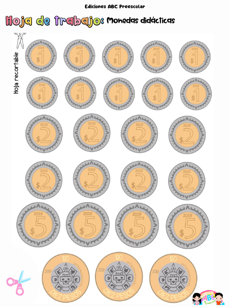 Monedas Didácticas | PDF