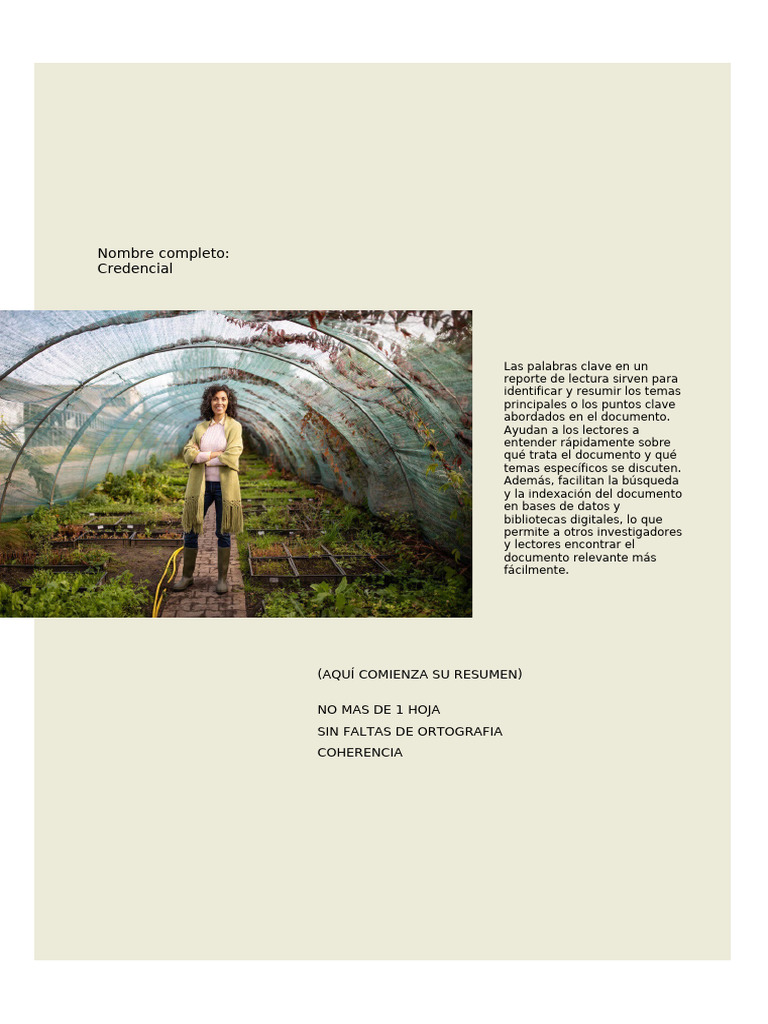 Reporte Lectura Machote | PDF