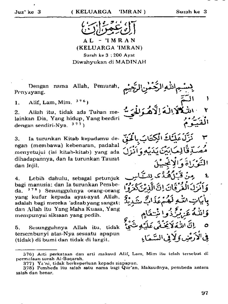 003. Al - Imran | PDF