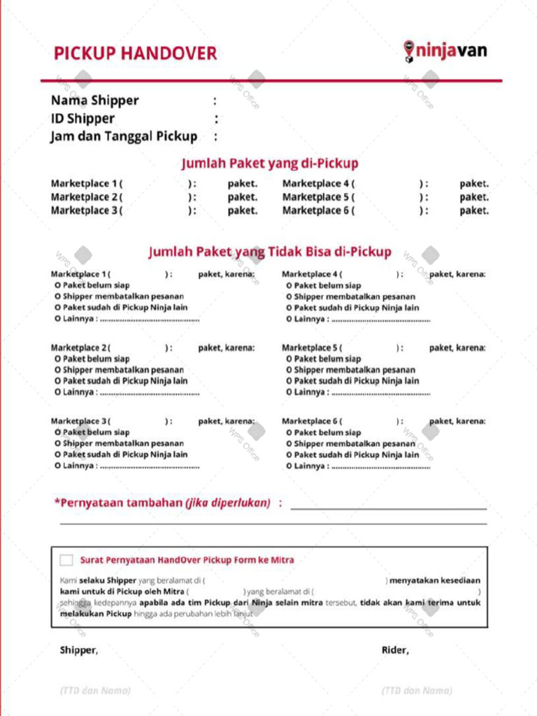 Hand Over Pickup | PDF