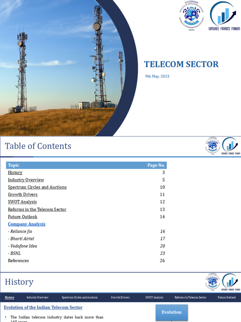 Industry Analysis-Telecom Sector | PDF
