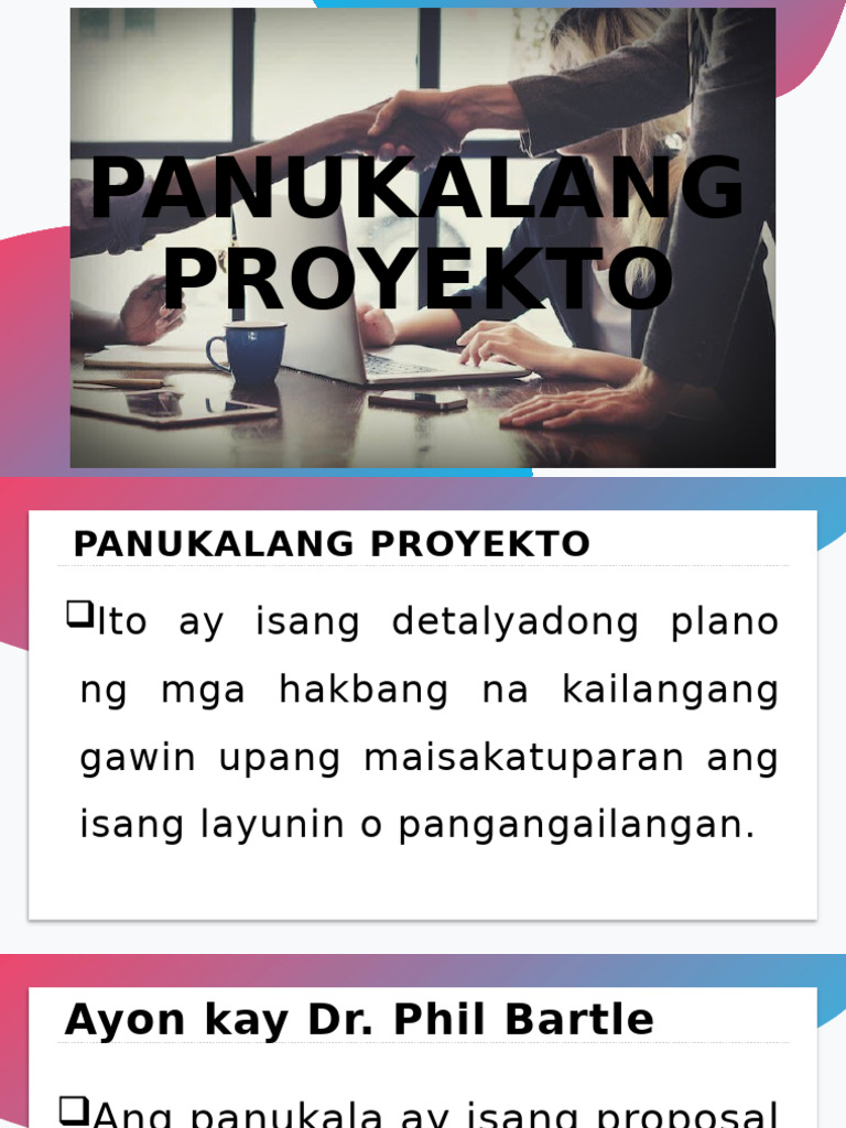 Panukalang Proyekto | PDF