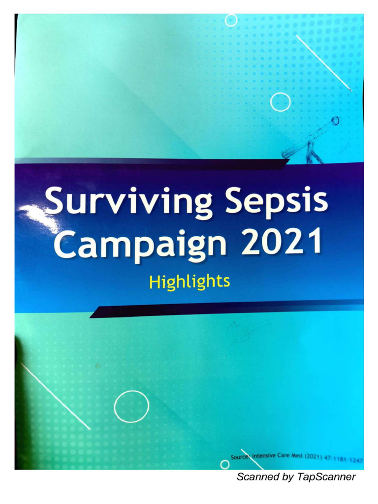 Sepsis Guideline 2021 | PDF