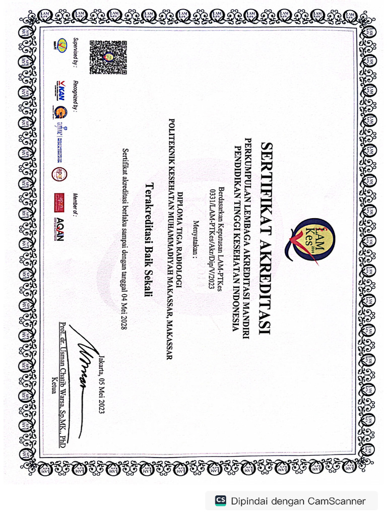 Sertifikat Akreditasi Prodi | PDF