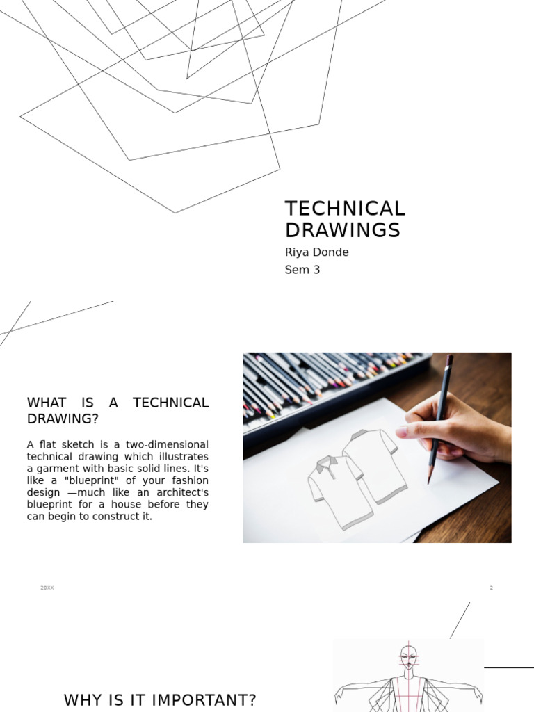 Class 5-Technical Drawings Tops Dresses | PDF