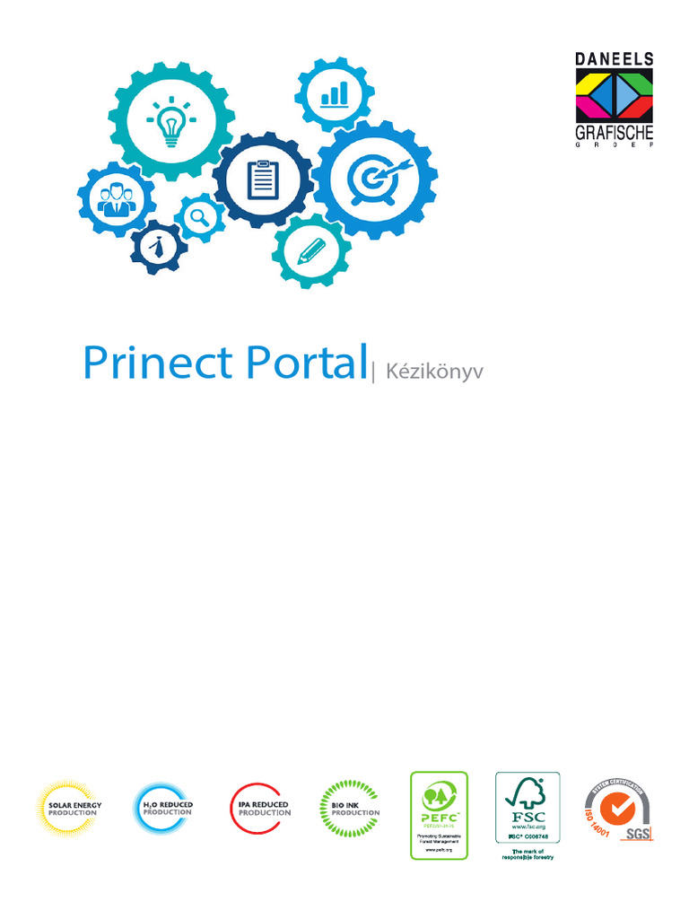 Prinect Portal Kézikönyv | PDF
