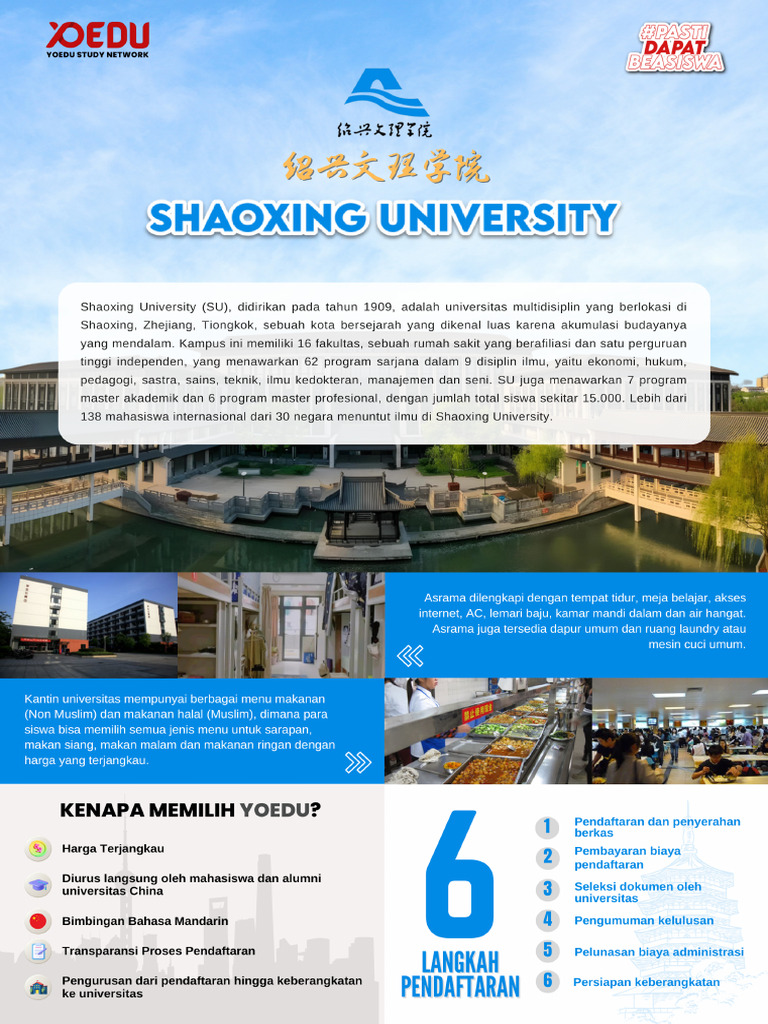 Shaoxing University 2024 - Yoedu Study Network | PDF