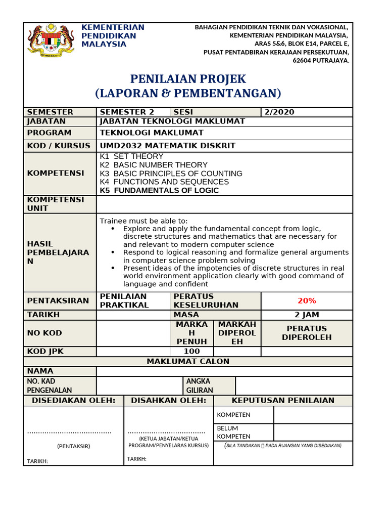 Cover Projek | PDF