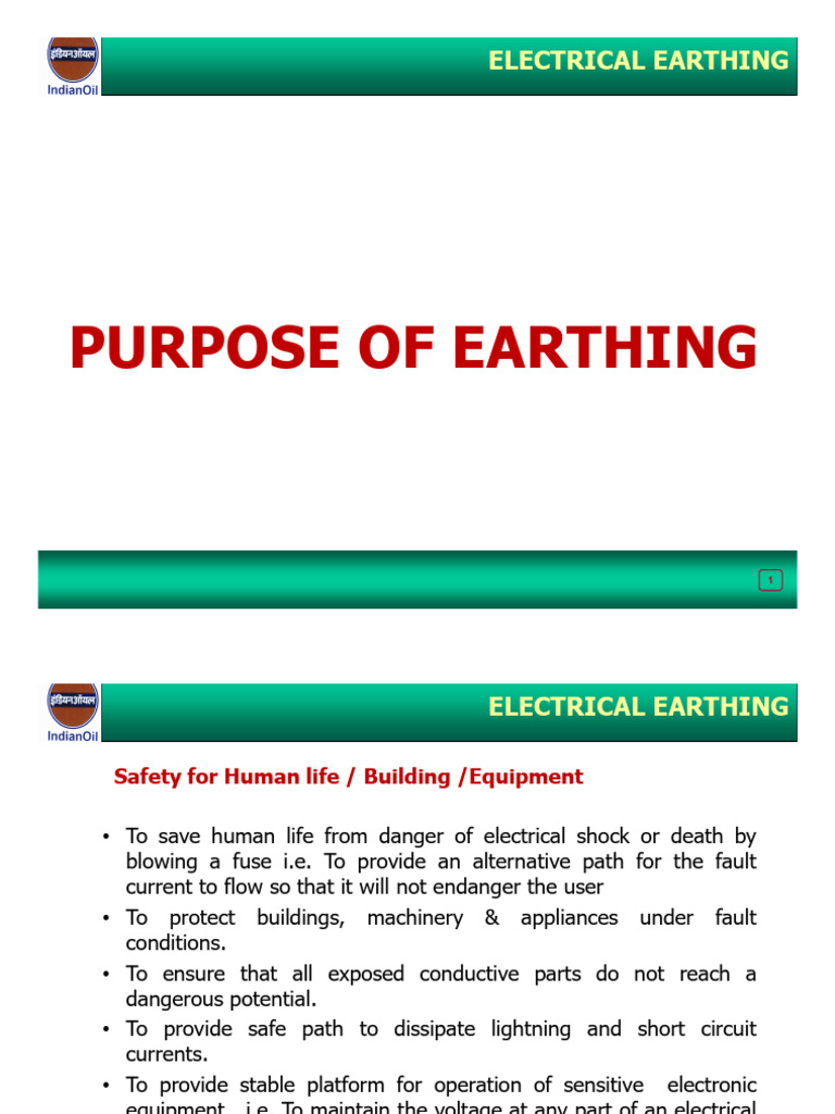 Earthing System | PDF