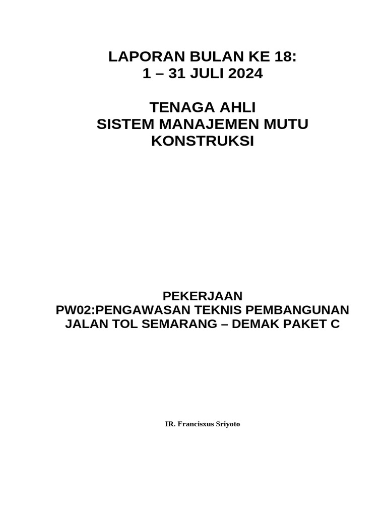 Lap TA SMMK BLN Juli 24 | PDF